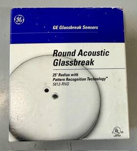 GE 5812-RND Round Acoustic Glassbreak Detector